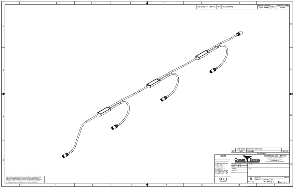 Smart Cable - Ocean Sonics - World leaders in underwater listening