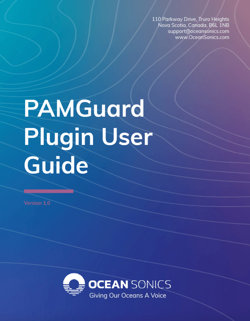 PAMGuard Plug-in - Ocean Sonics - World leaders in underwater listening