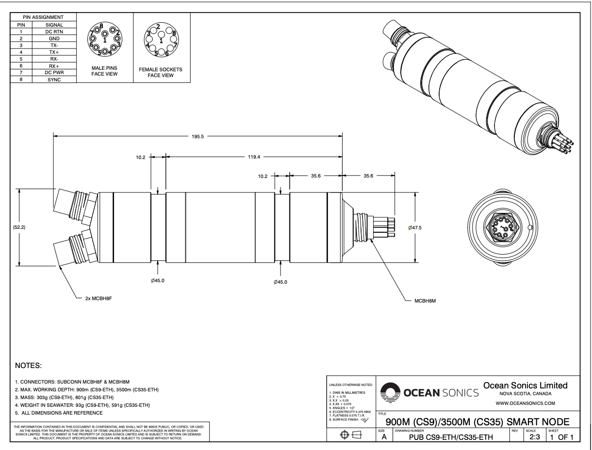 Smart Node - Ocean Sonics - World leaders in underwater listening